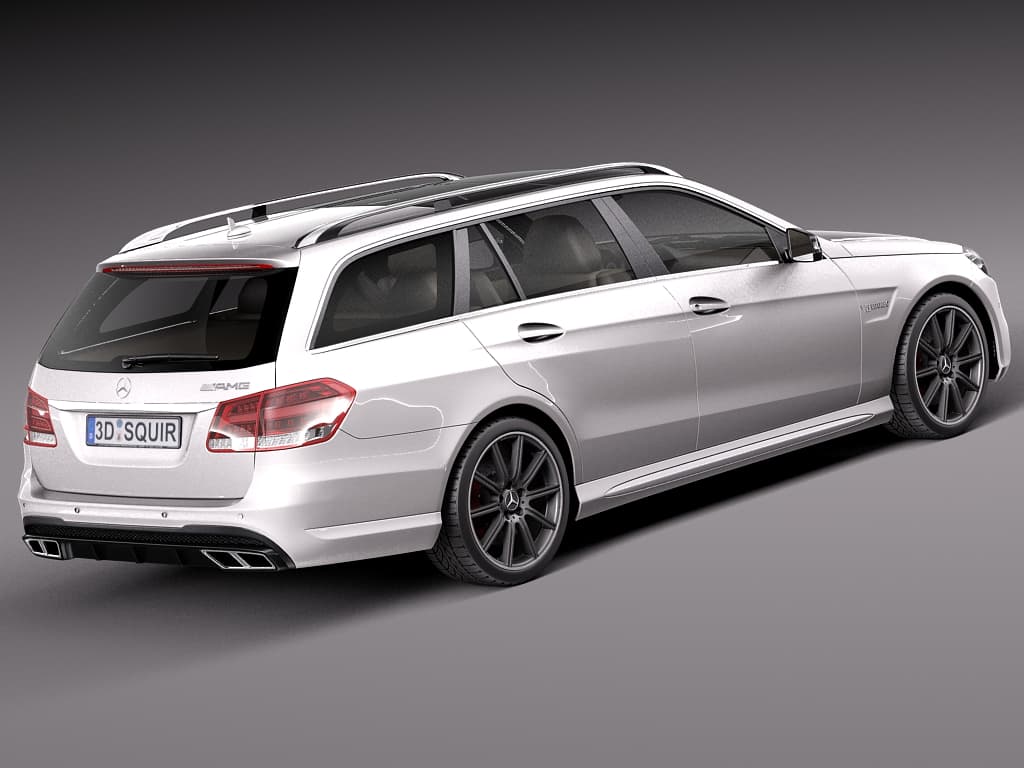 Mercedes E63 AMG Estate 2014 - 3D Model by SQUIR
