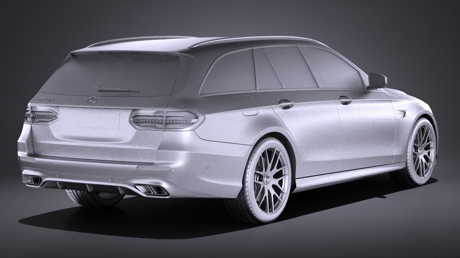 Mercedes E63 AMG Estate 2017 - 3D Model by SQUIR