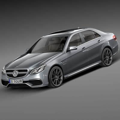 Mercedes E63 AMG Sedan 2014 - 3D Model by SQUIR
