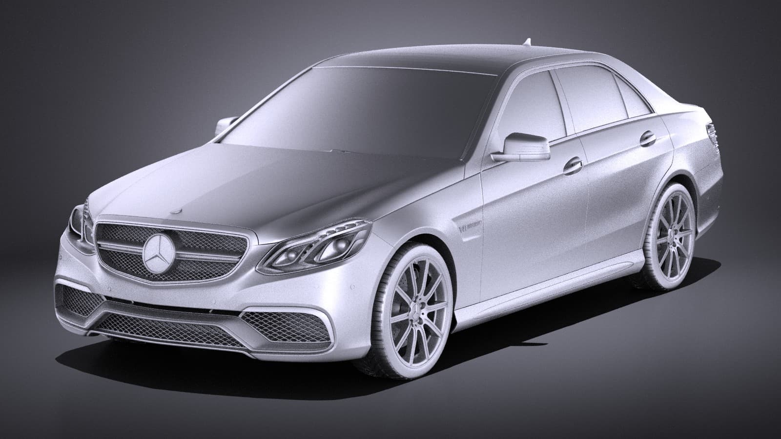 Mercedes E63 AMG Sedan 2015 (V-Ray) 3D Model by SQUIR