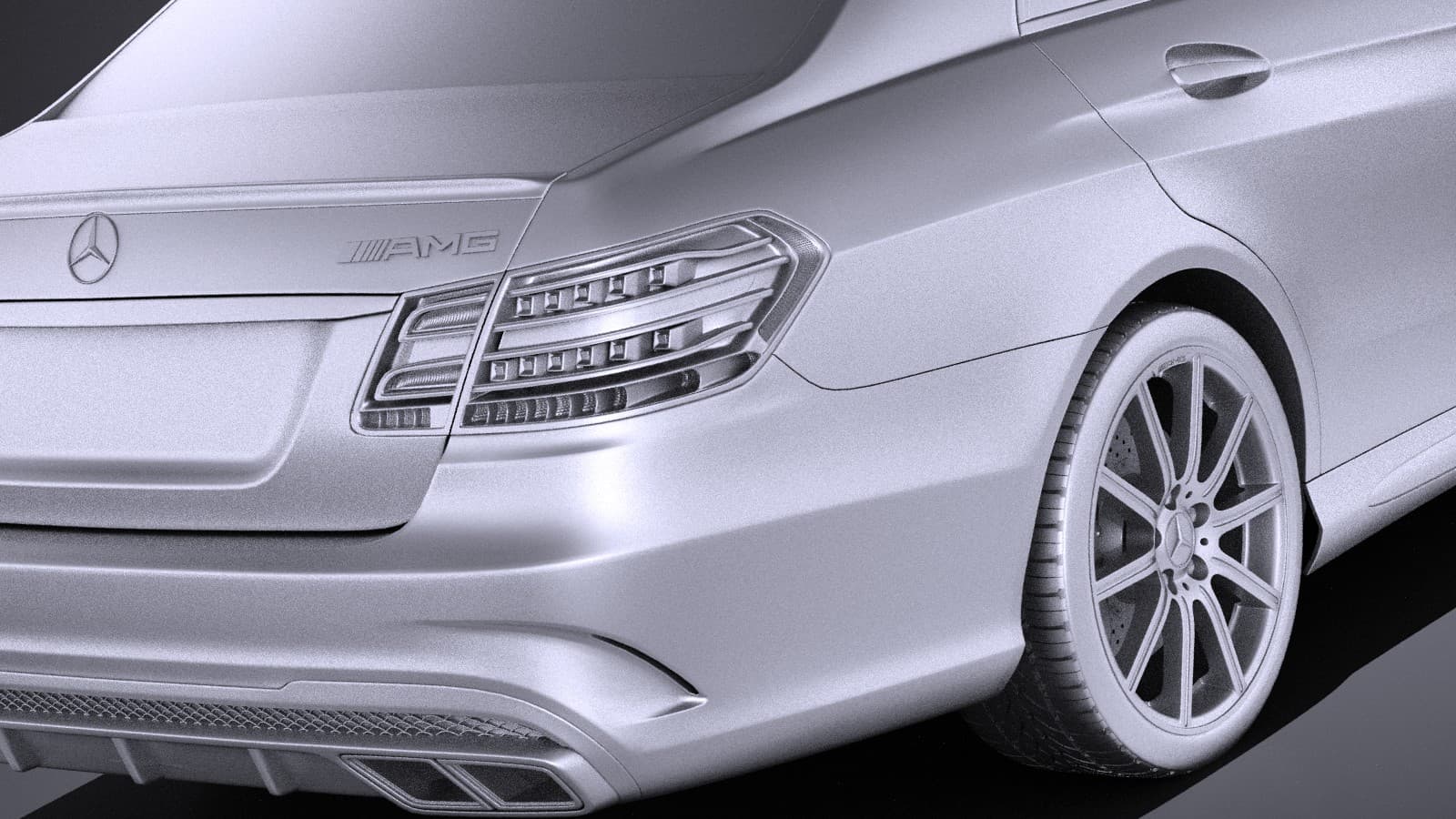 Mercedes E63 AMG Sedan 2015 (V-Ray) 3D Model by SQUIR