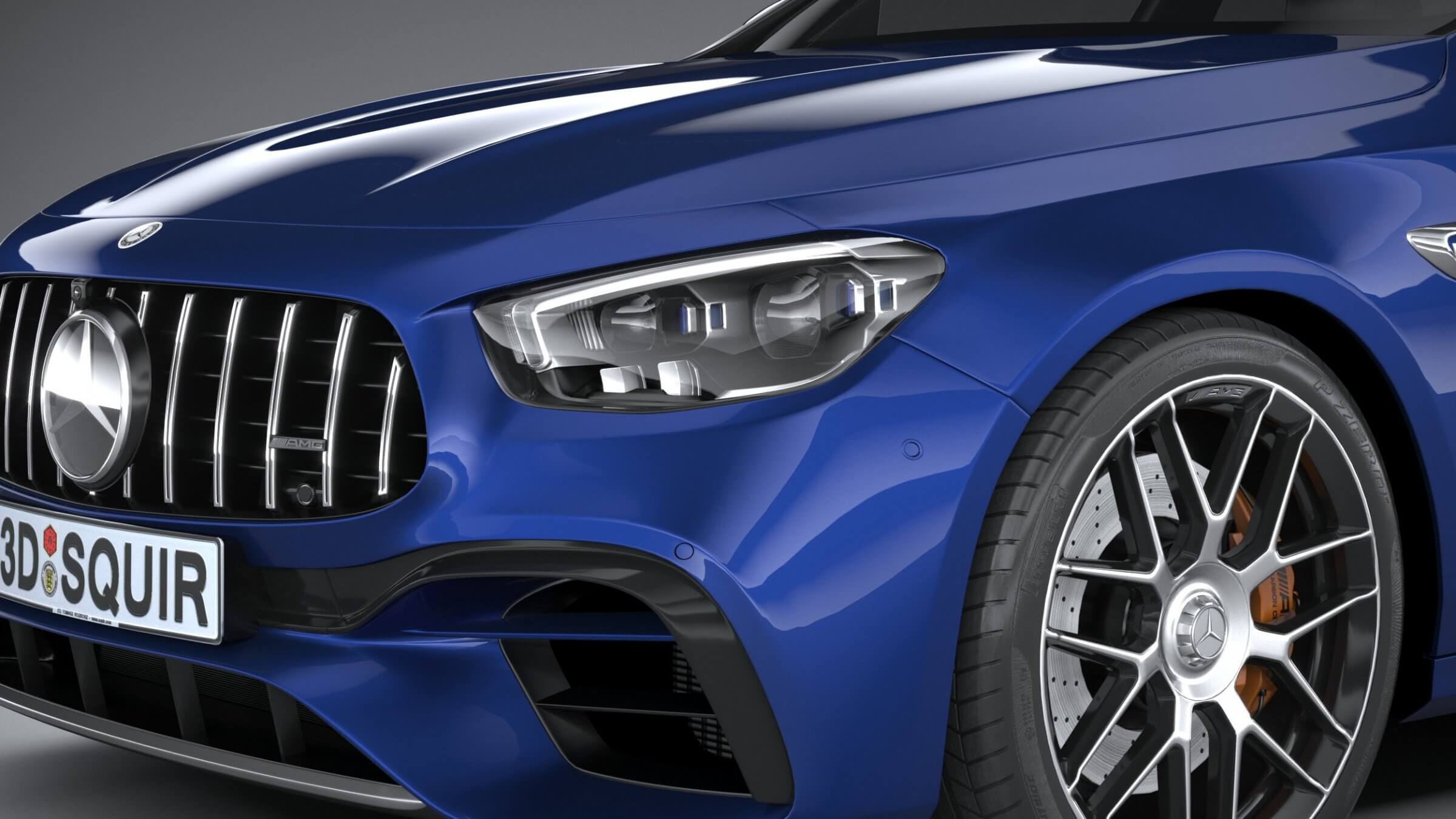 Mercedes E63 Estate AMG 2021 - 3D Model by SQUIR