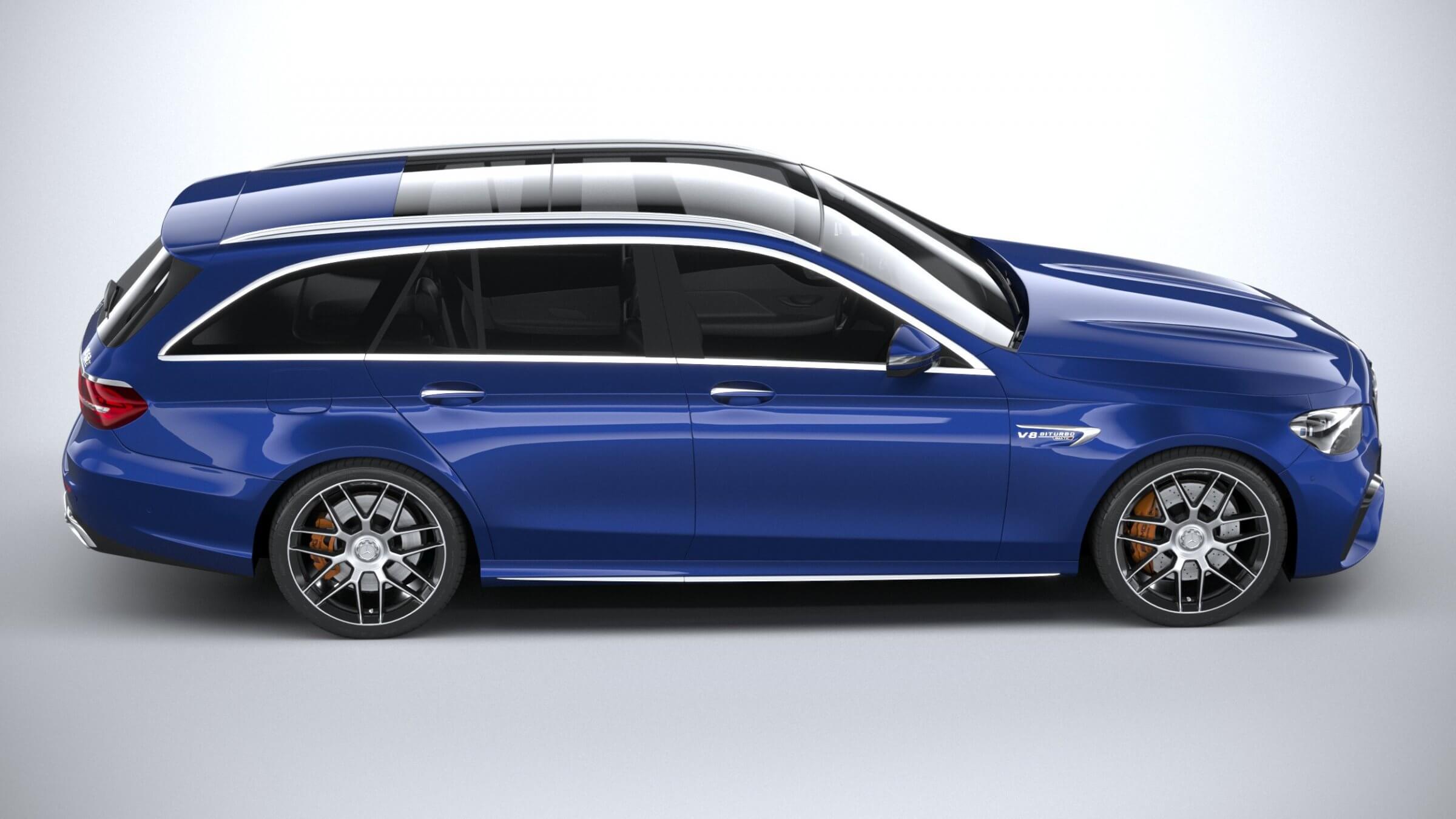 Mercedes E63 Estate AMG 2021 - 3D Model by SQUIR