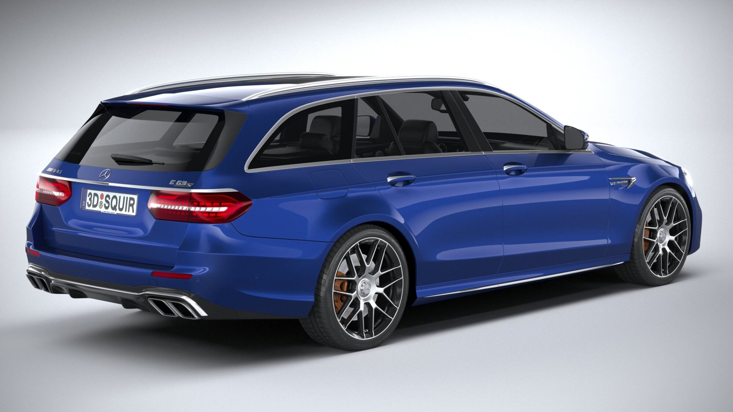 Mercedes E63 Estate AMG 2021 - 3D Model by SQUIR