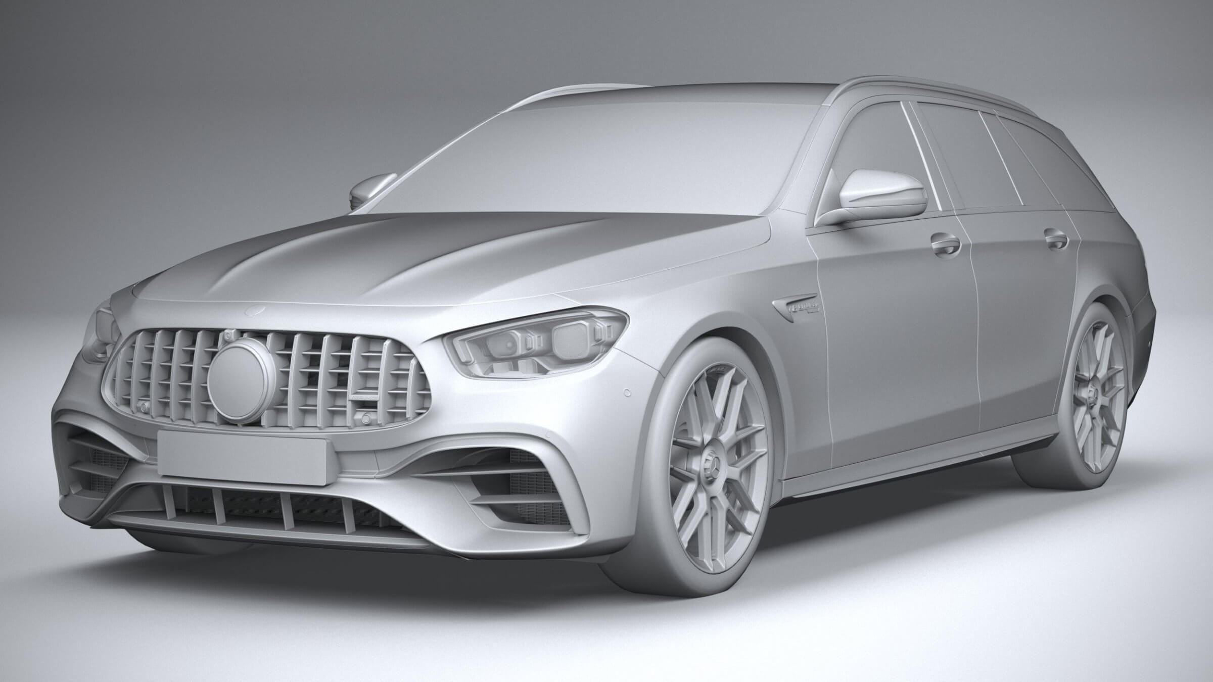 Mercedes E63 Estate AMG 2021 - 3D Model by SQUIR