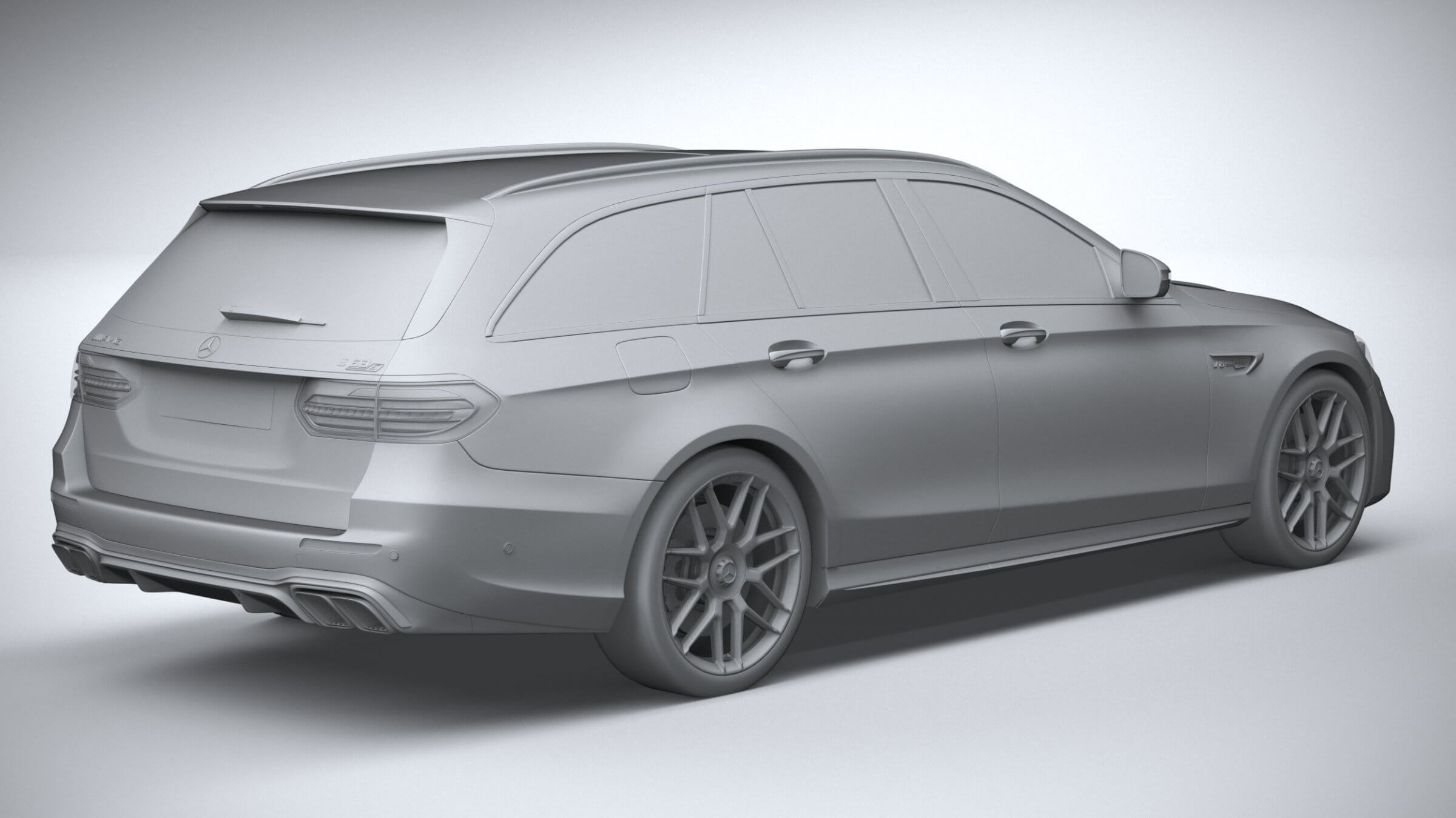 Mercedes E63 Estate AMG 2021 - 3D Model by SQUIR