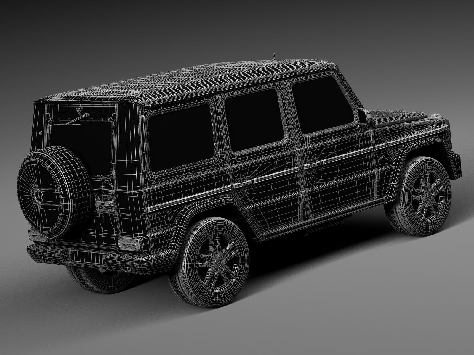 Mercedes G-Class 2016 3D Model by SQUIR