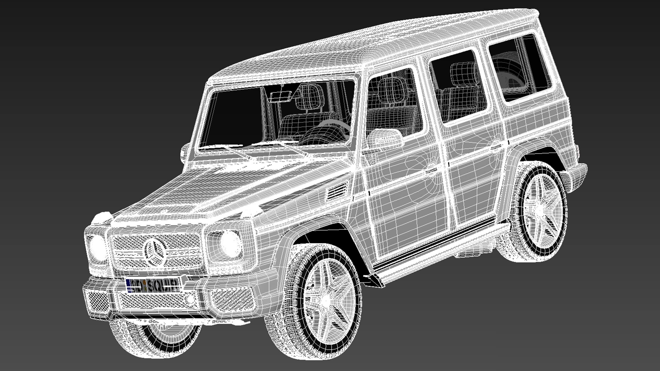 Mercedes-Benz G63 AMG 2013 3D Model by SQUIR