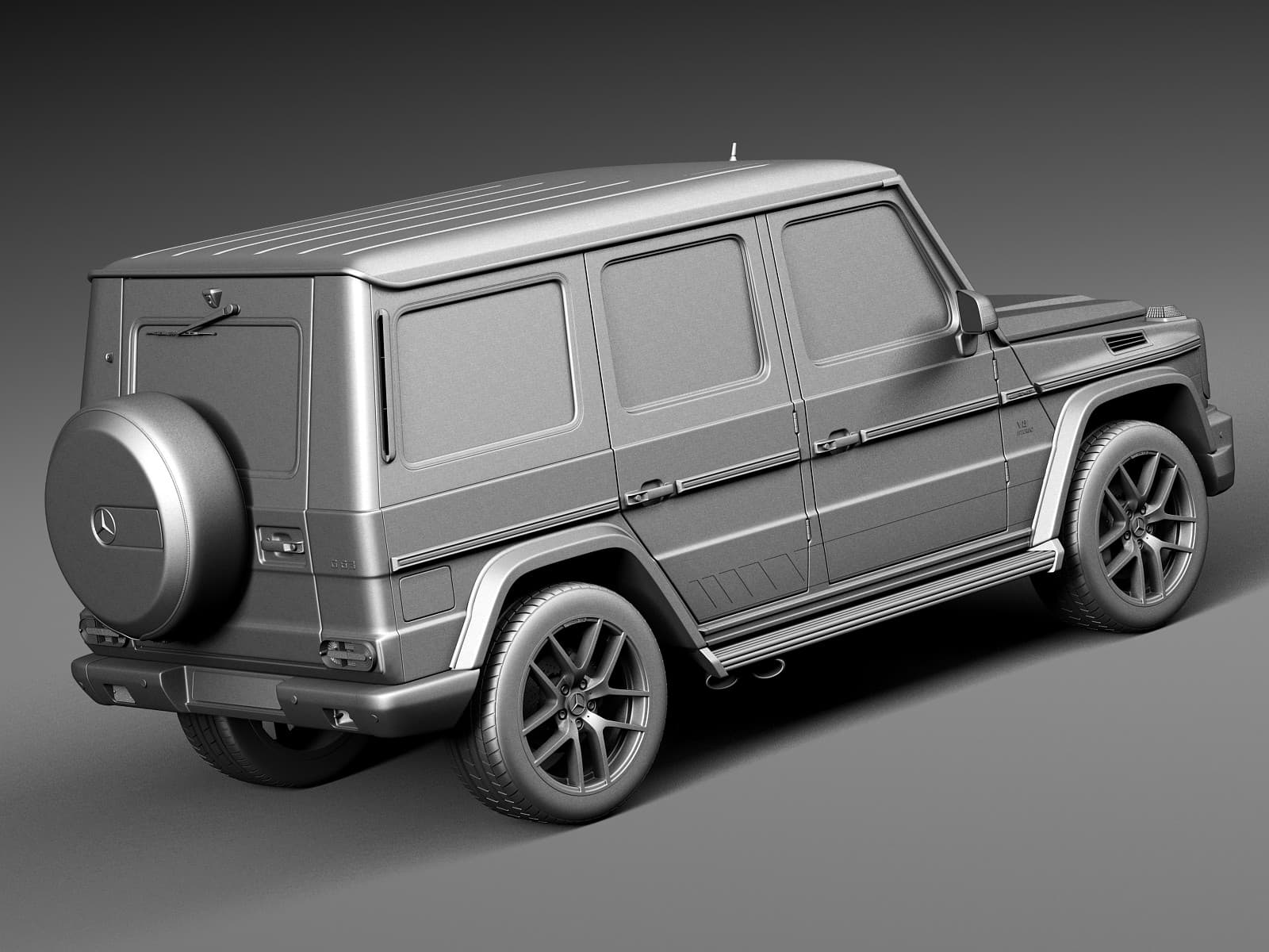 Mercedes G63 AMG 2016 - 3D Model by SQUIR