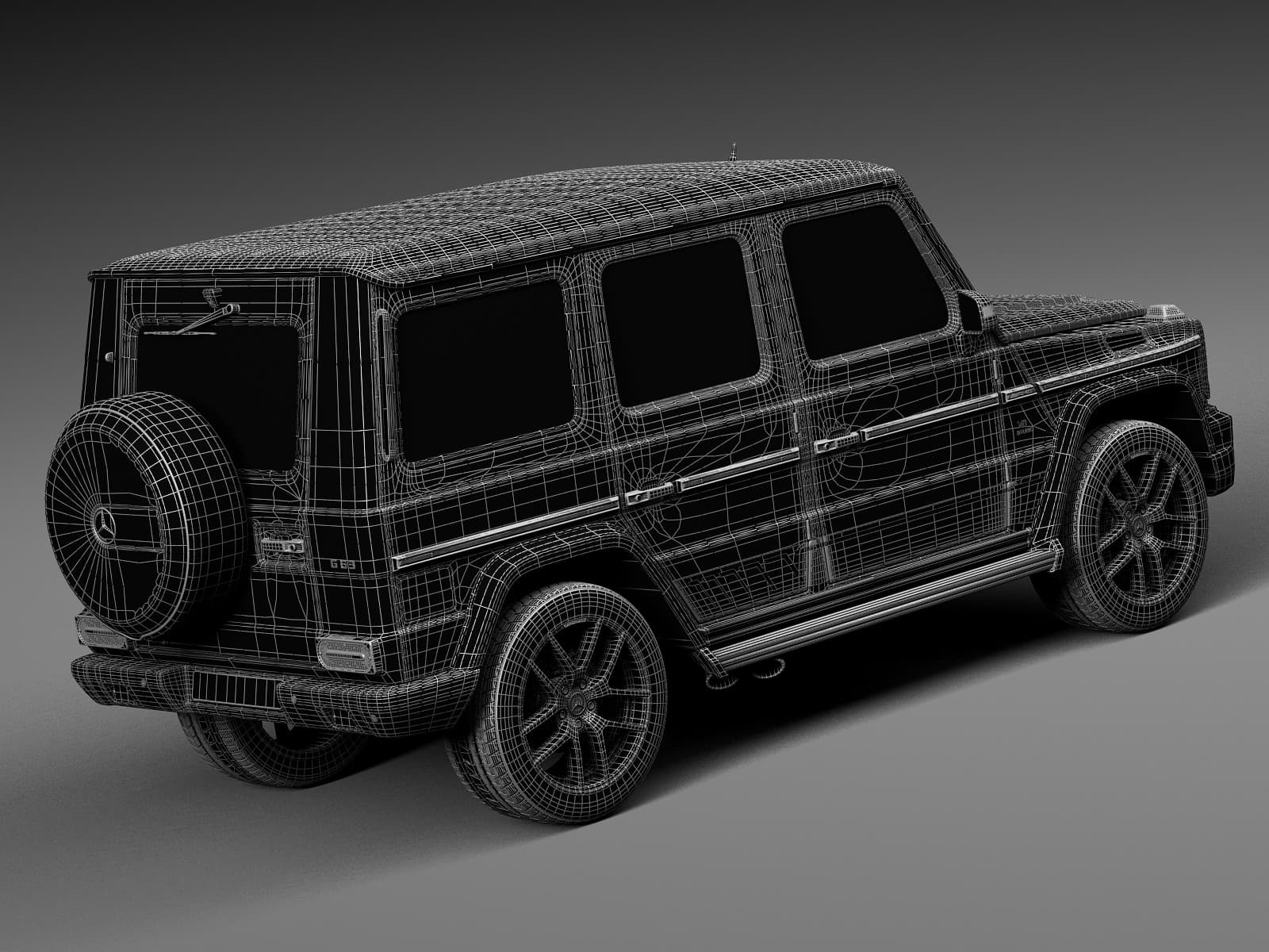 Mercedes G63 AMG 2016 - 3D Model by SQUIR