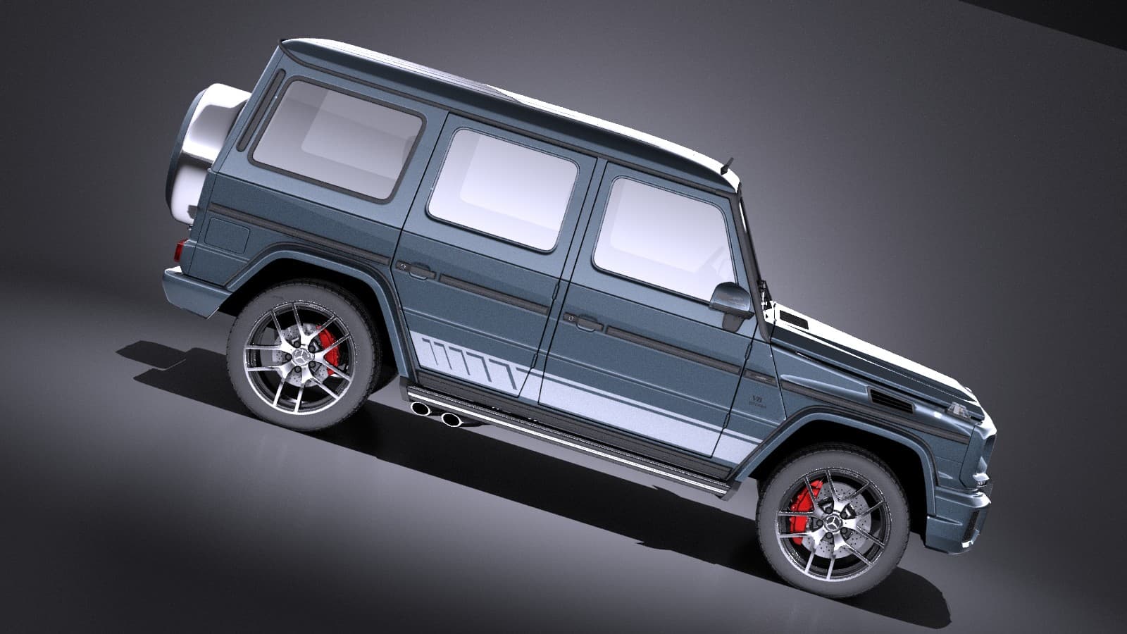 Mercedes G63 AMG 2017 (V-Ray) 3D Model by SQUIR
