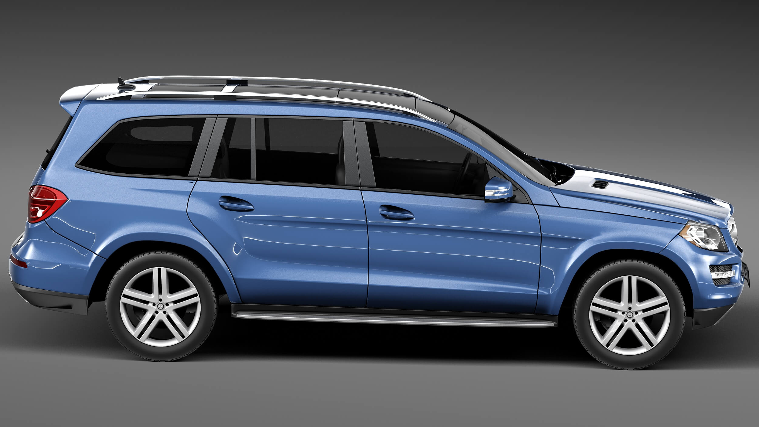 Mercedes-Benz GL 2013 3D Model by SQUIR