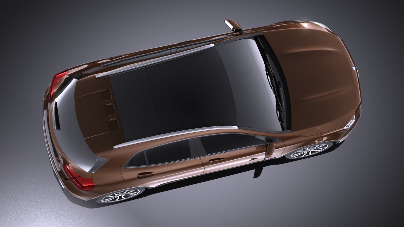 Mercedes GLA 2015 (V-Ray) 3D Model by SQUIR
