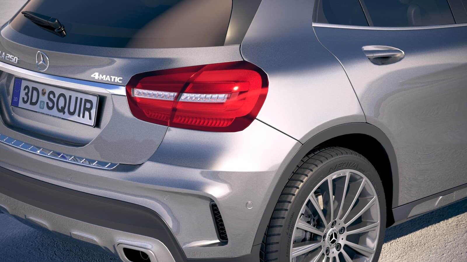 Mercedes GLA AMG 2018 - 3D Model by SQUIR