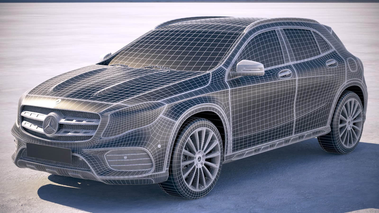 Mercedes GLA AMG 2018 - 3D Model by SQUIR