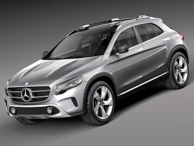 Mercedes GLA Concept 2013 - 3D Model by SQUIR