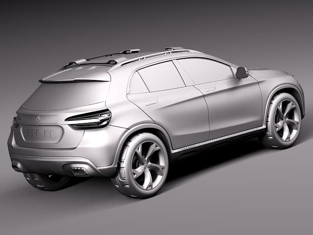 Mercedes GLA Concept 2013 - 3D Model by SQUIR