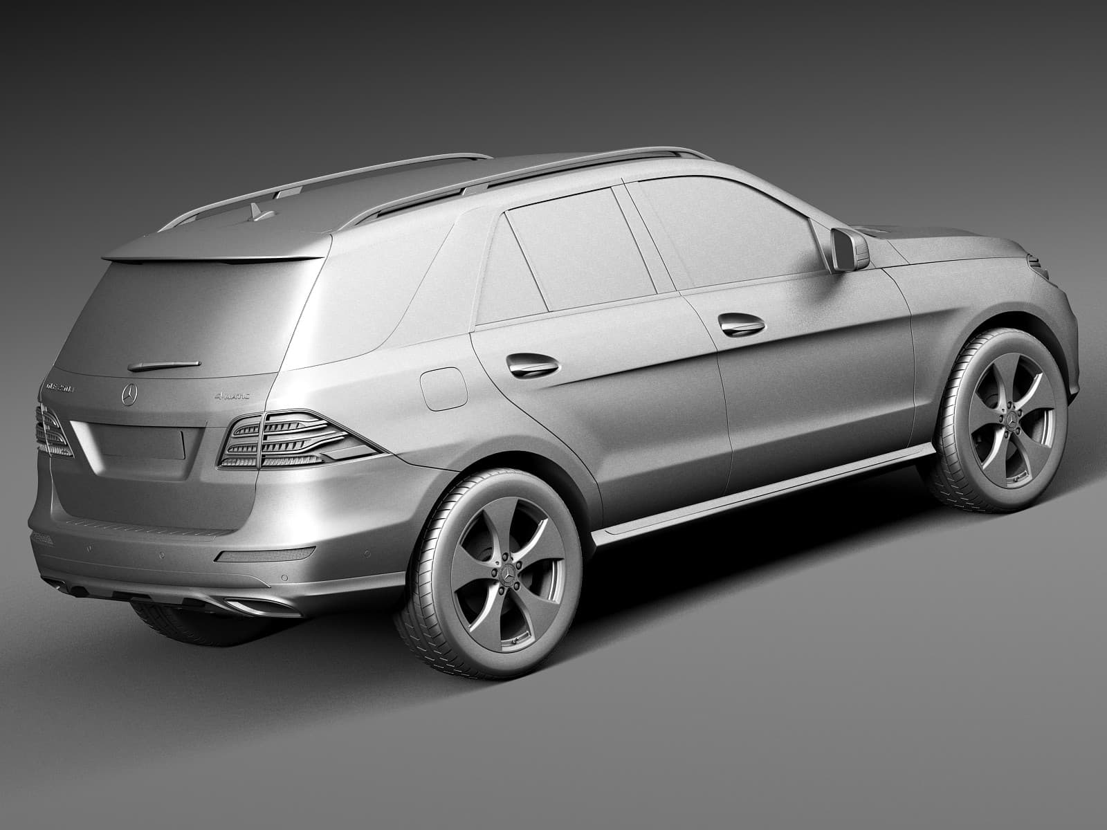 Mercedes GLE 2016 - 3D Model by SQUIR