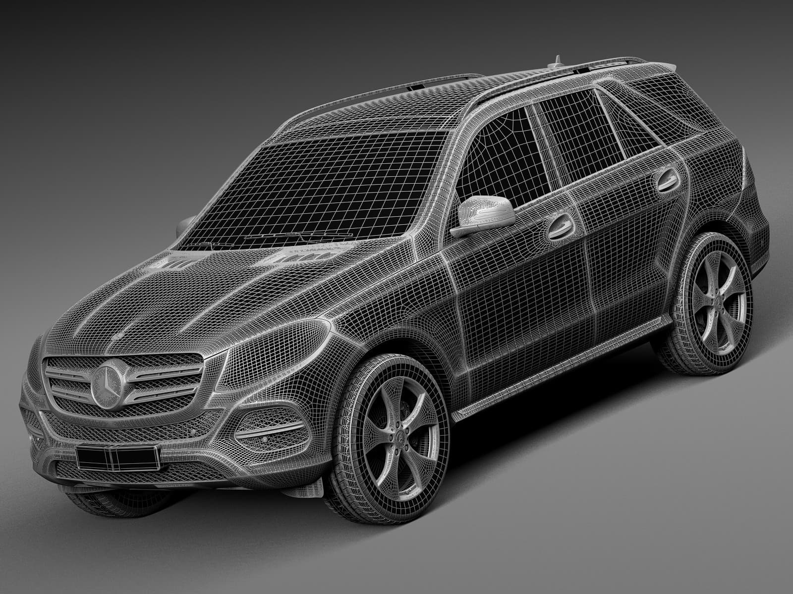 Mercedes GLE 2016 - 3D Model by SQUIR
