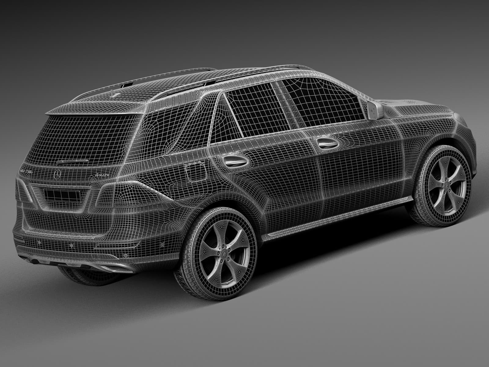 Mercedes GLE 2016 - 3D Model by SQUIR