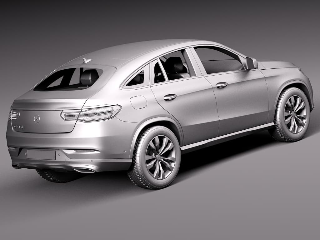 Mercedes GLE Coupe 2016 - 3D Model by SQUIR