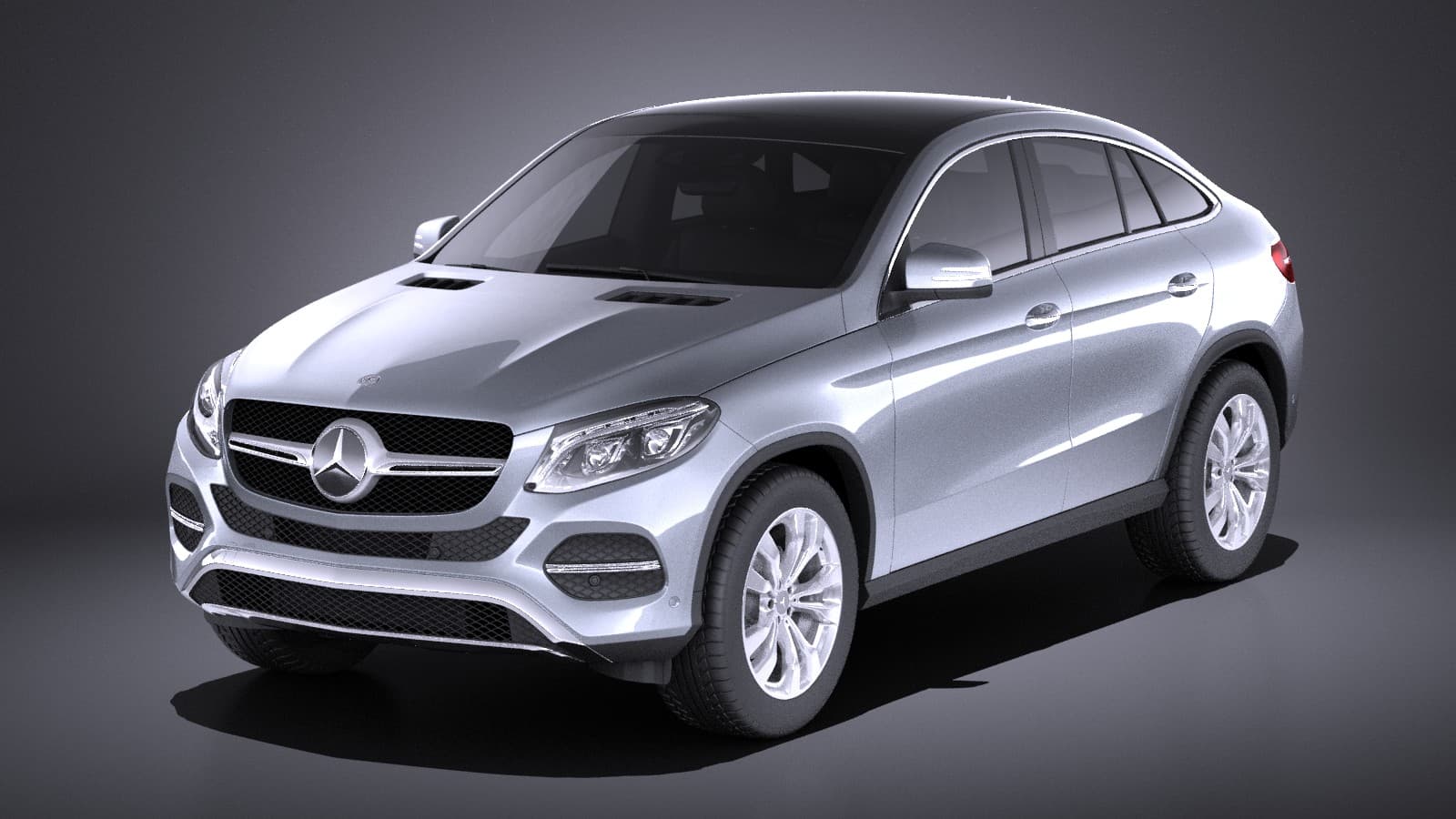 Mercedes GLE Coupe 2017 (V-Ray) 3D Model by SQUIR