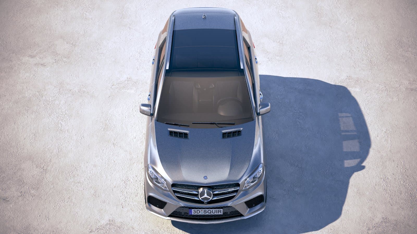 Mercedes GLE43 AMG Wagon 2018 - 3D Model by SQUIR