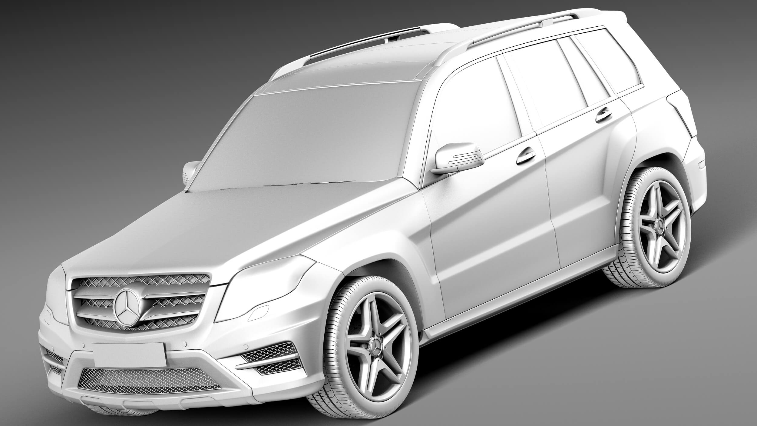 Mercedes-Benz GLK 2013 3D Model by SQUIR