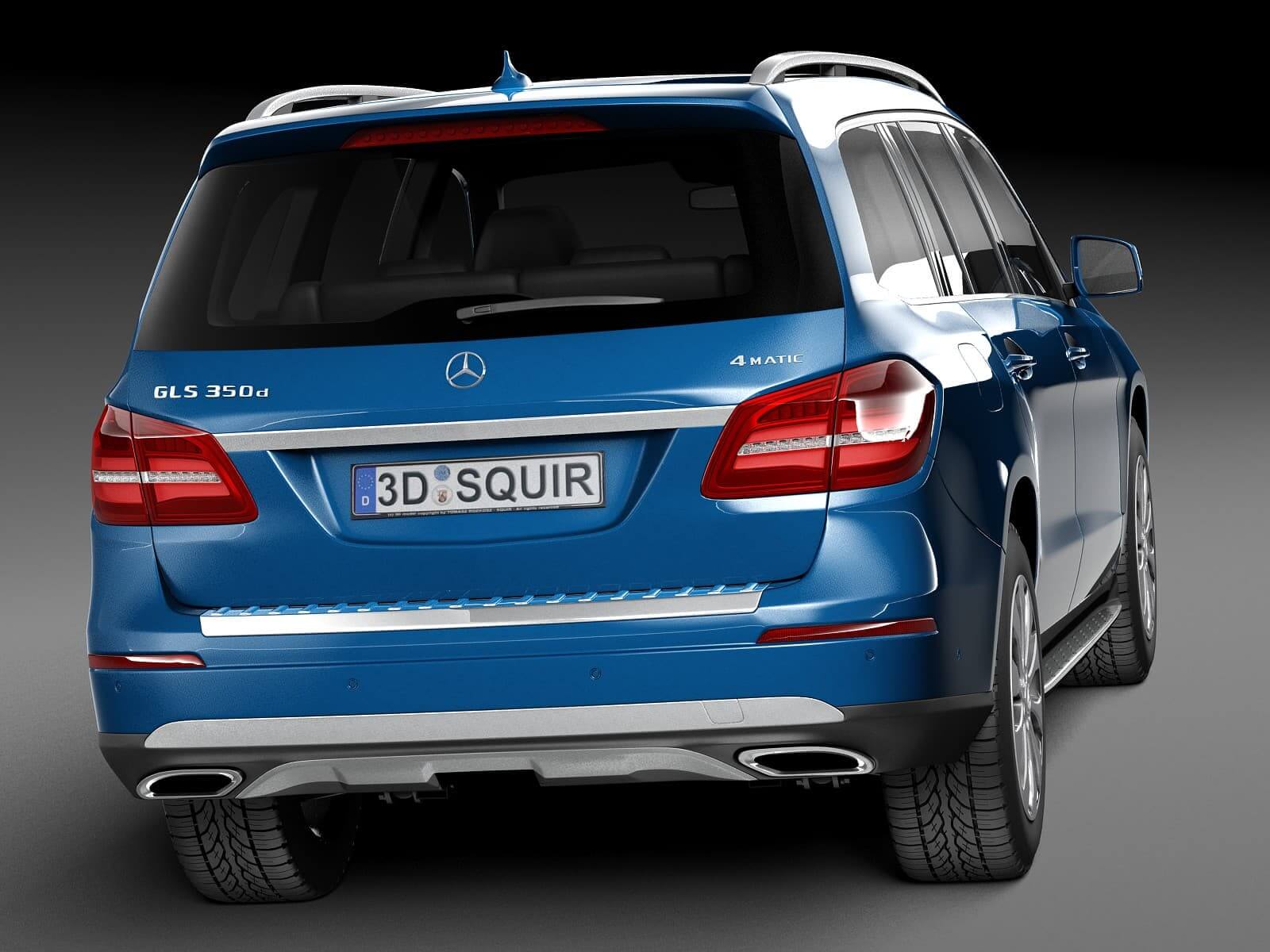 Mercedes GLS 2017 - 3D Model by SQUIR