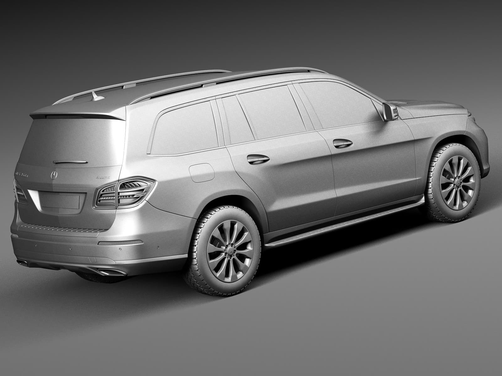 Mercedes GLS 2017 - 3D Model by SQUIR