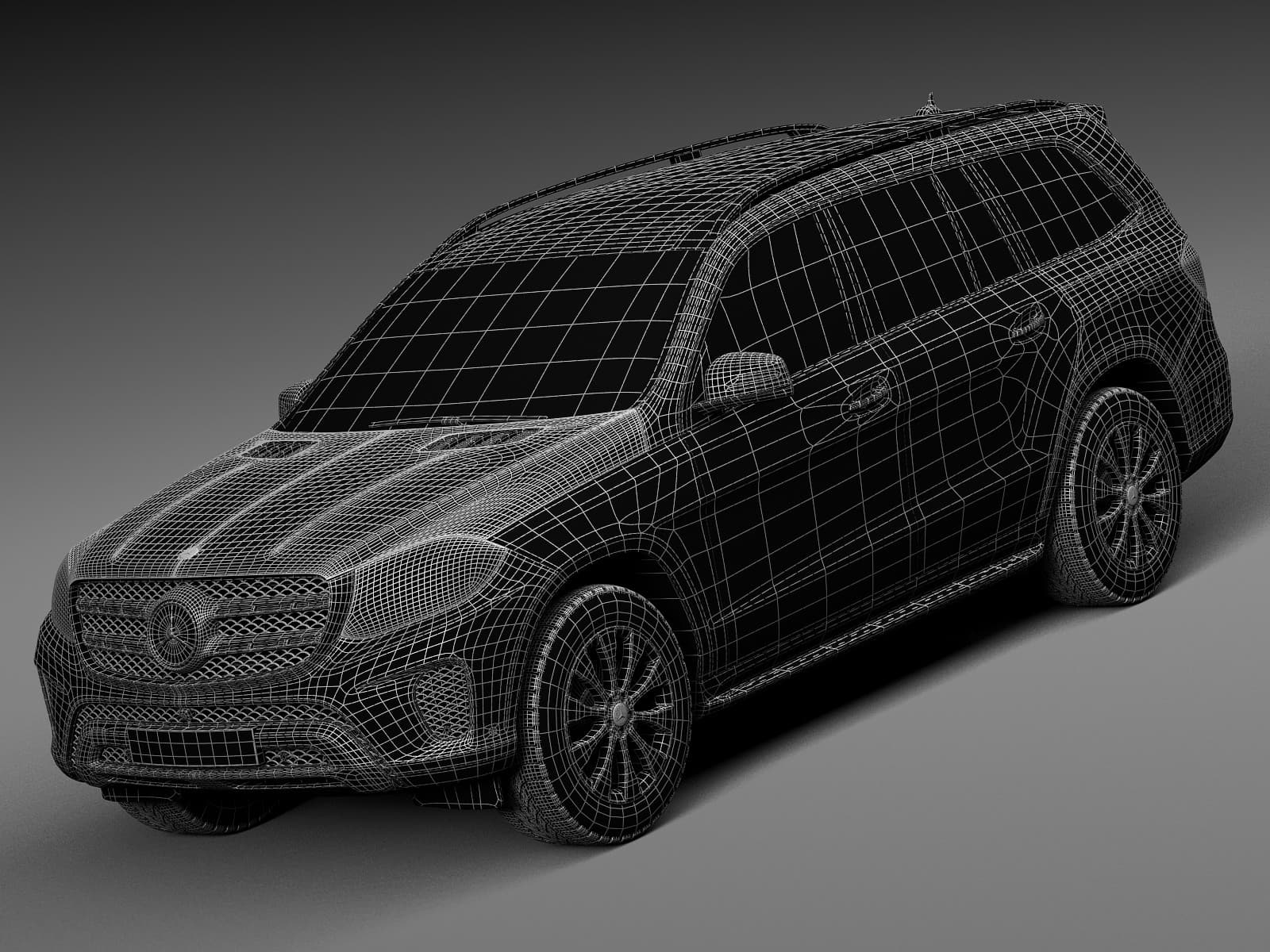 Mercedes GLS 2017 - 3D Model by SQUIR