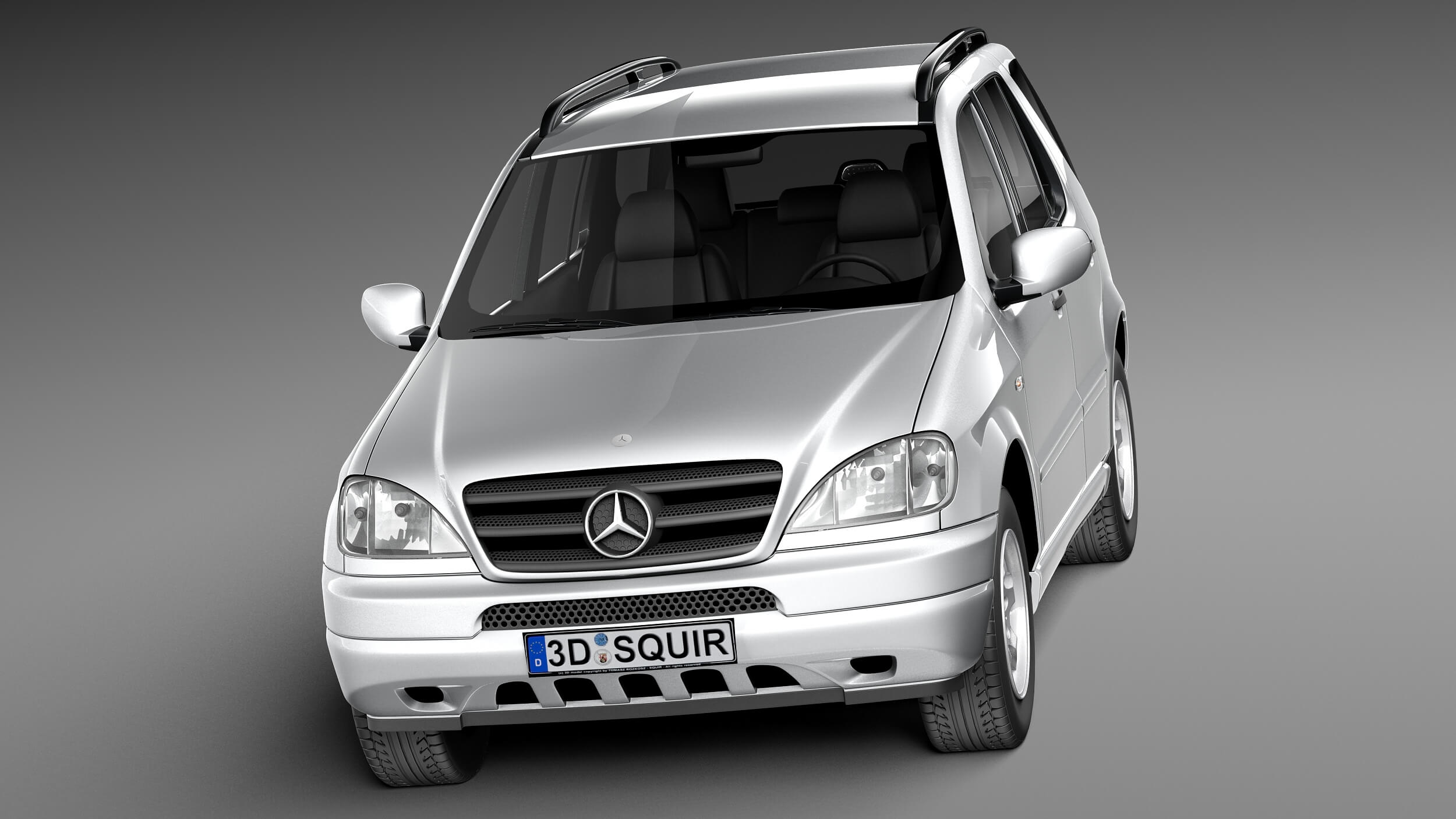 Mercedes-Benz M-Class W163 1997-2005 3D Model by SQUIR