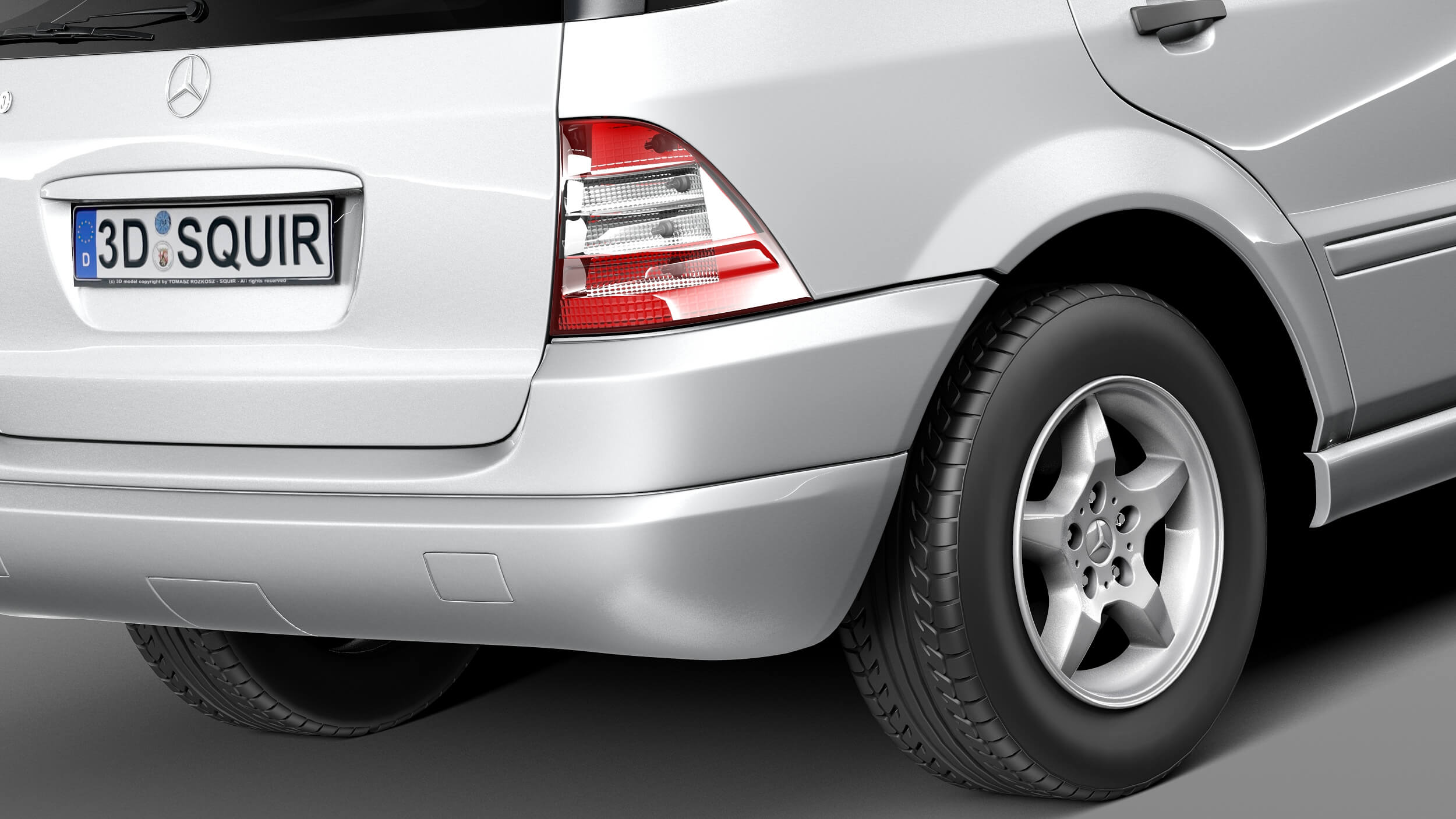 Mercedes-Benz M-Class W163 1997-2005 3D Model by SQUIR