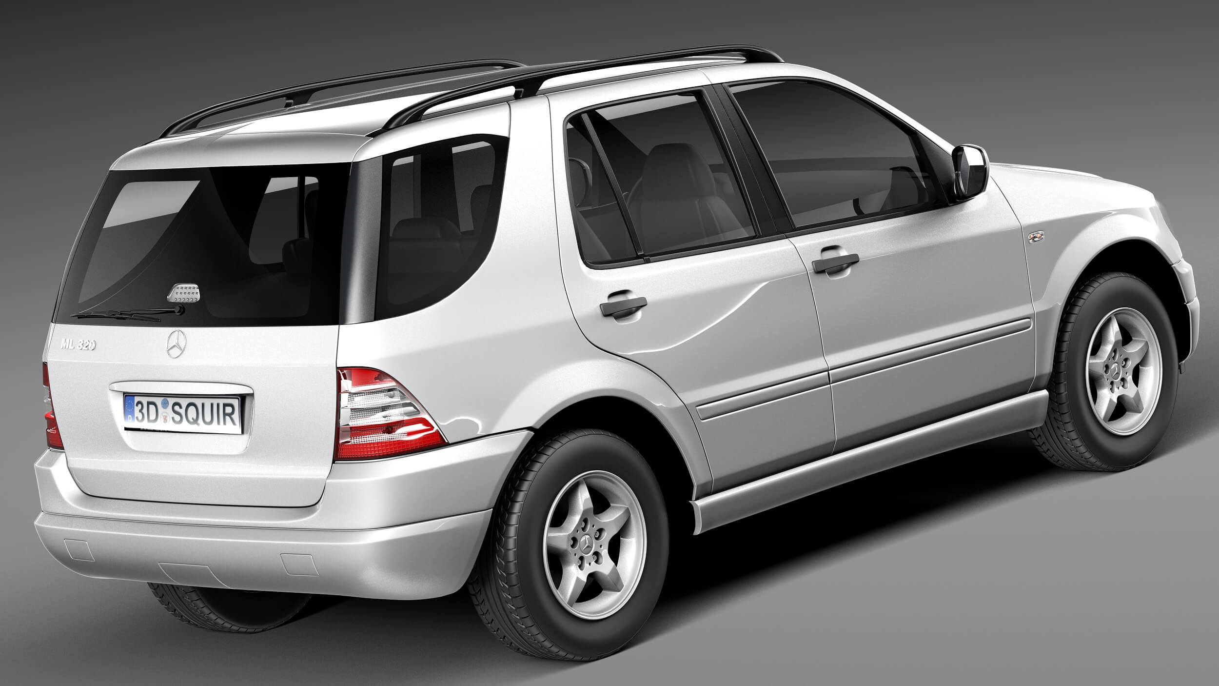 Mercedes-Benz M-Class W163 1997-2005 3D Model by SQUIR