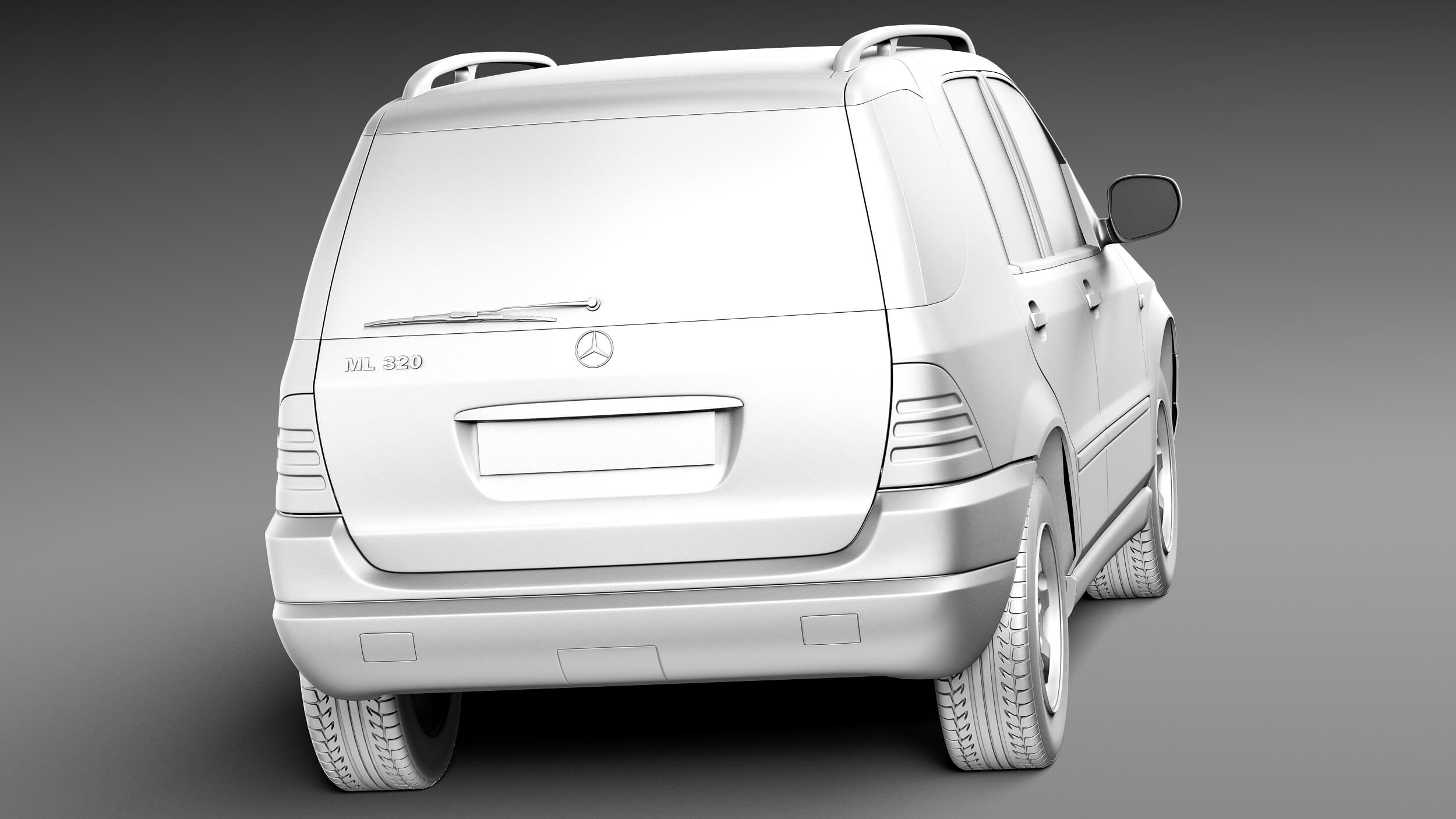 Mercedes-Benz M-Class W163 1997-2005 3D Model by SQUIR