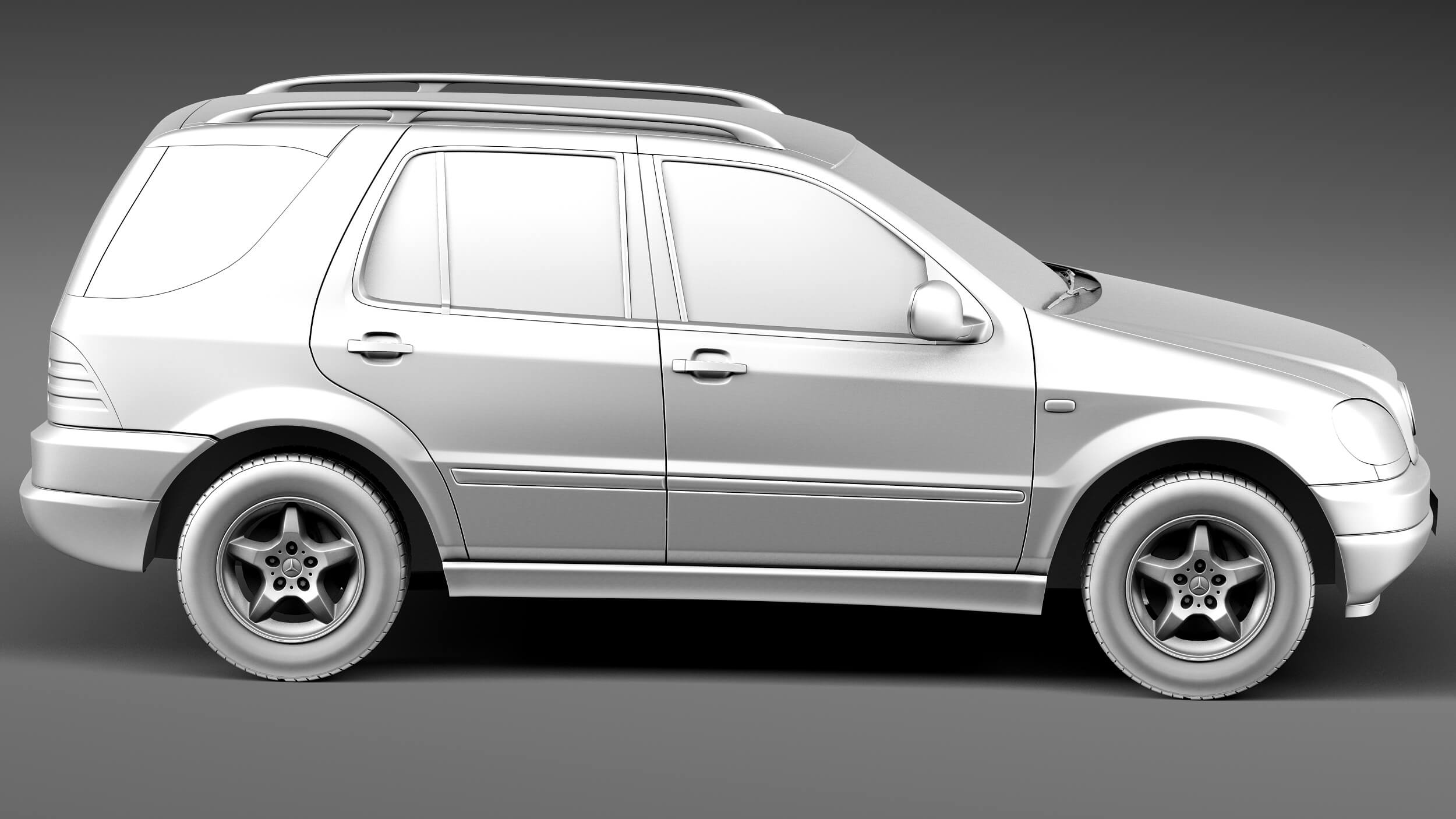 Mercedes-Benz M-Class W163 1997-2005 3D Model by SQUIR