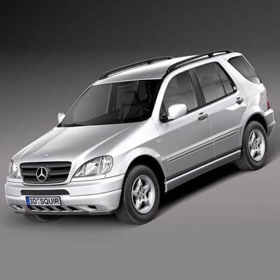 Mercedes-Benz M-Class W163 1997-2005 3D Model by SQUIR