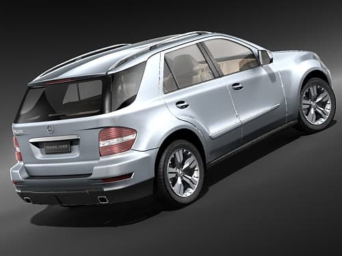 Mercedes ML 2009 - 3D Model by SQUIR