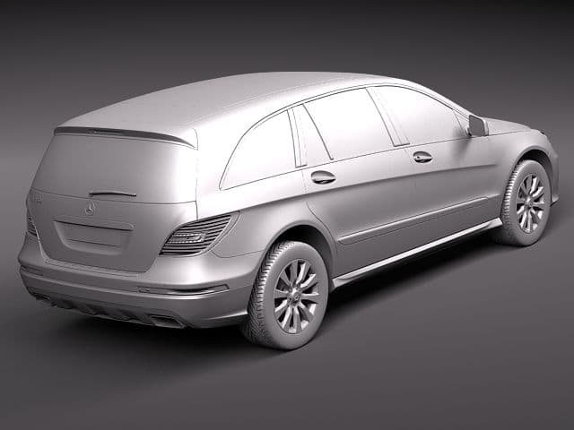 Mercedes R Class 2011 - 3D Model by SQUIR