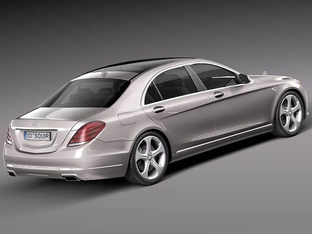 Mercedes S-Class 2014 3D Model by SQUIR