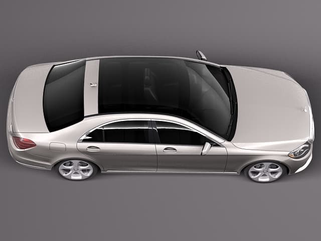 Mercedes S-Class 2014 3D Model by SQUIR