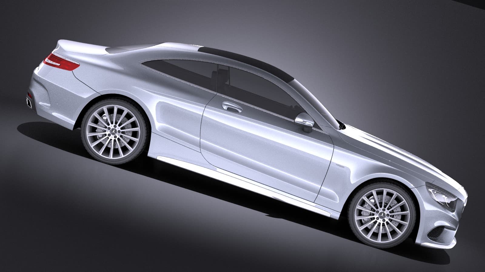 Mercedes S-Class Coupe 2017 (V-Ray) 3D Model by SQUIR