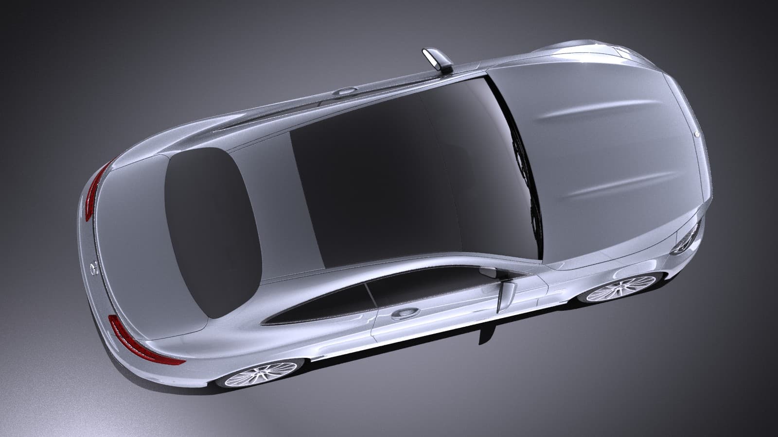 Mercedes S-Class Coupe 2017 (V-Ray) 3D Model by SQUIR