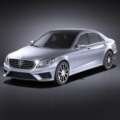 Mercedes S-Class S63 AMG 2016 (V-Ray) 3D Model by SQUIR