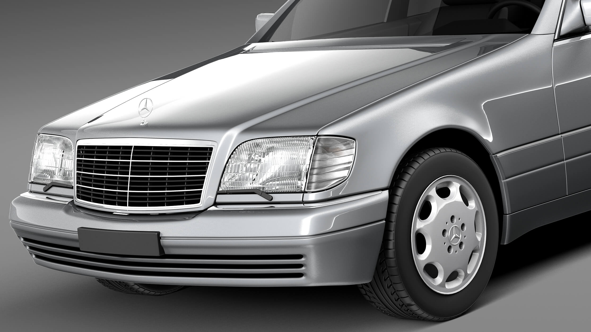 Mercedes-Benz S-Class W140 1991-1998 3D Model by SQUIR