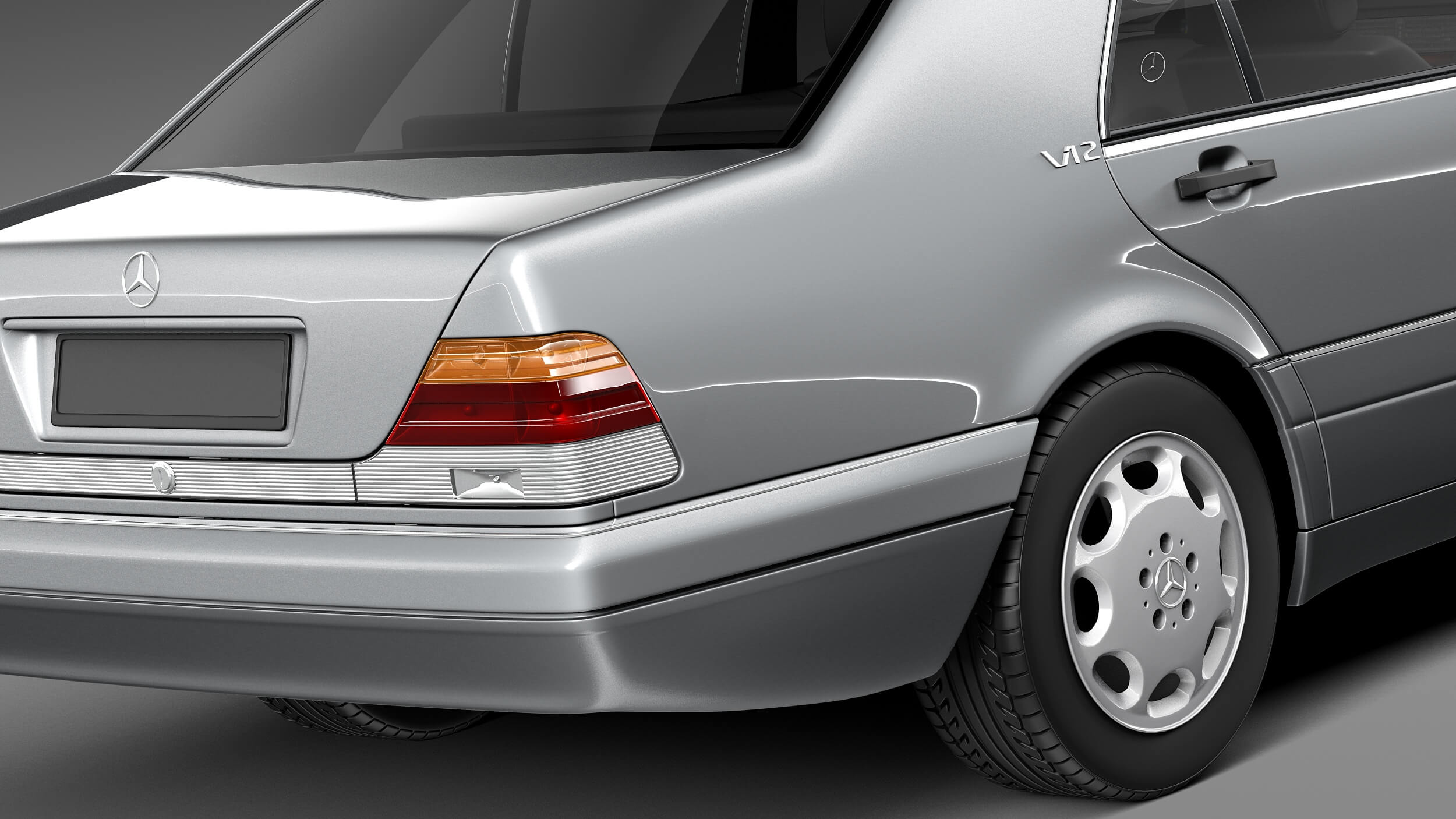 Mercedes-Benz S-Class W140 1991-1998 3D Model by SQUIR
