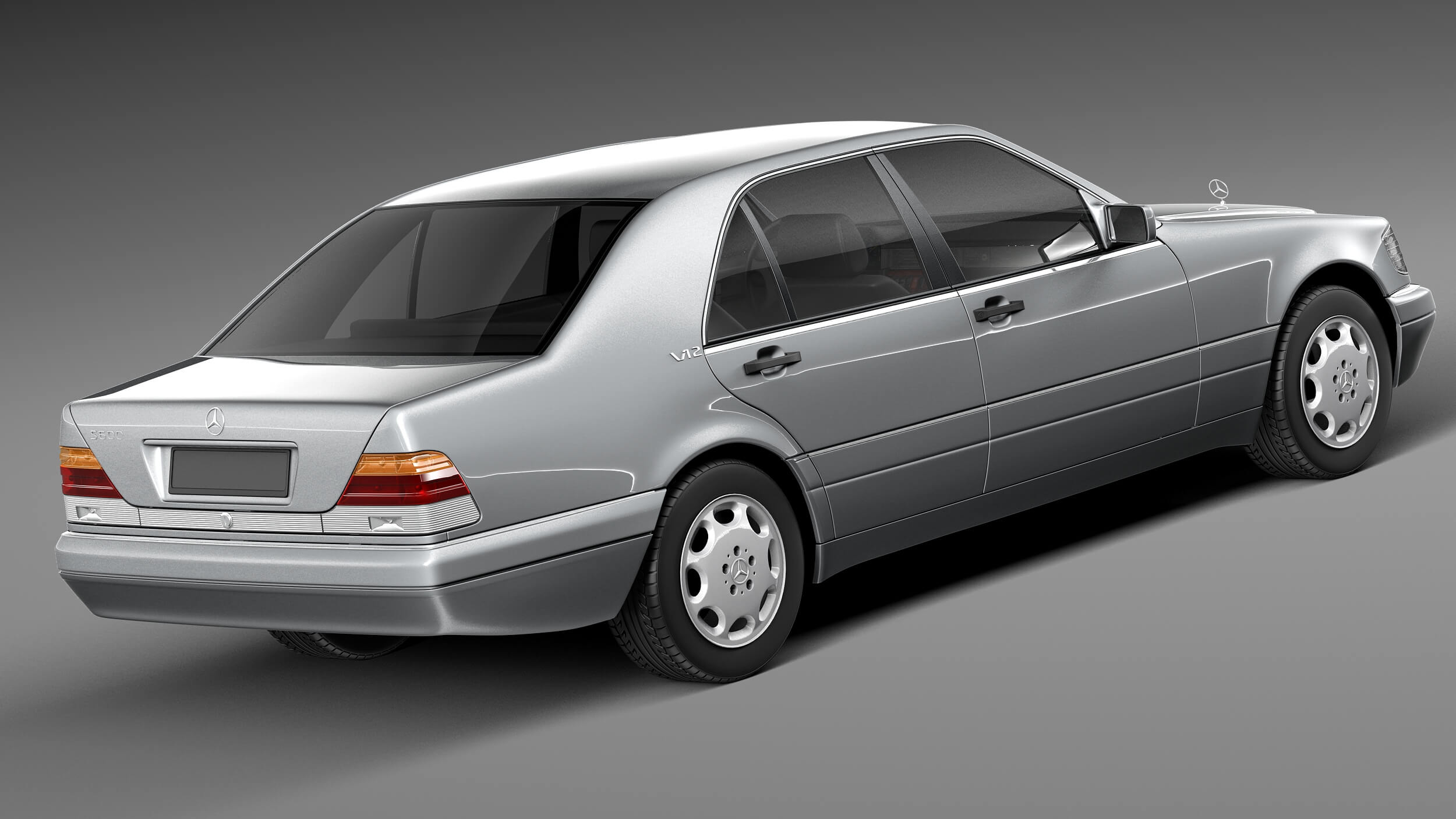 Mercedes-Benz S-Class W140 1991-1998 3D Model by SQUIR
