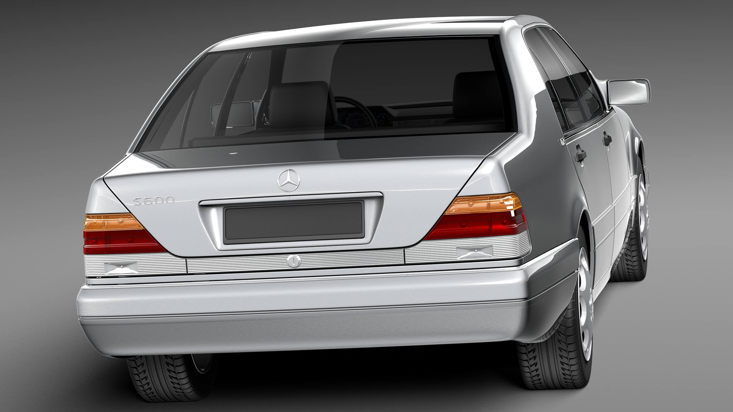 Mercedes-Benz S-Class W140 1991-1998 3D Model by SQUIR
