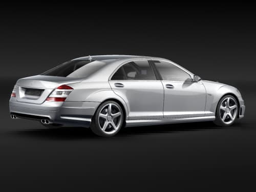 Mercedes S65 AMG 2006 - 3D Model by SQUIR