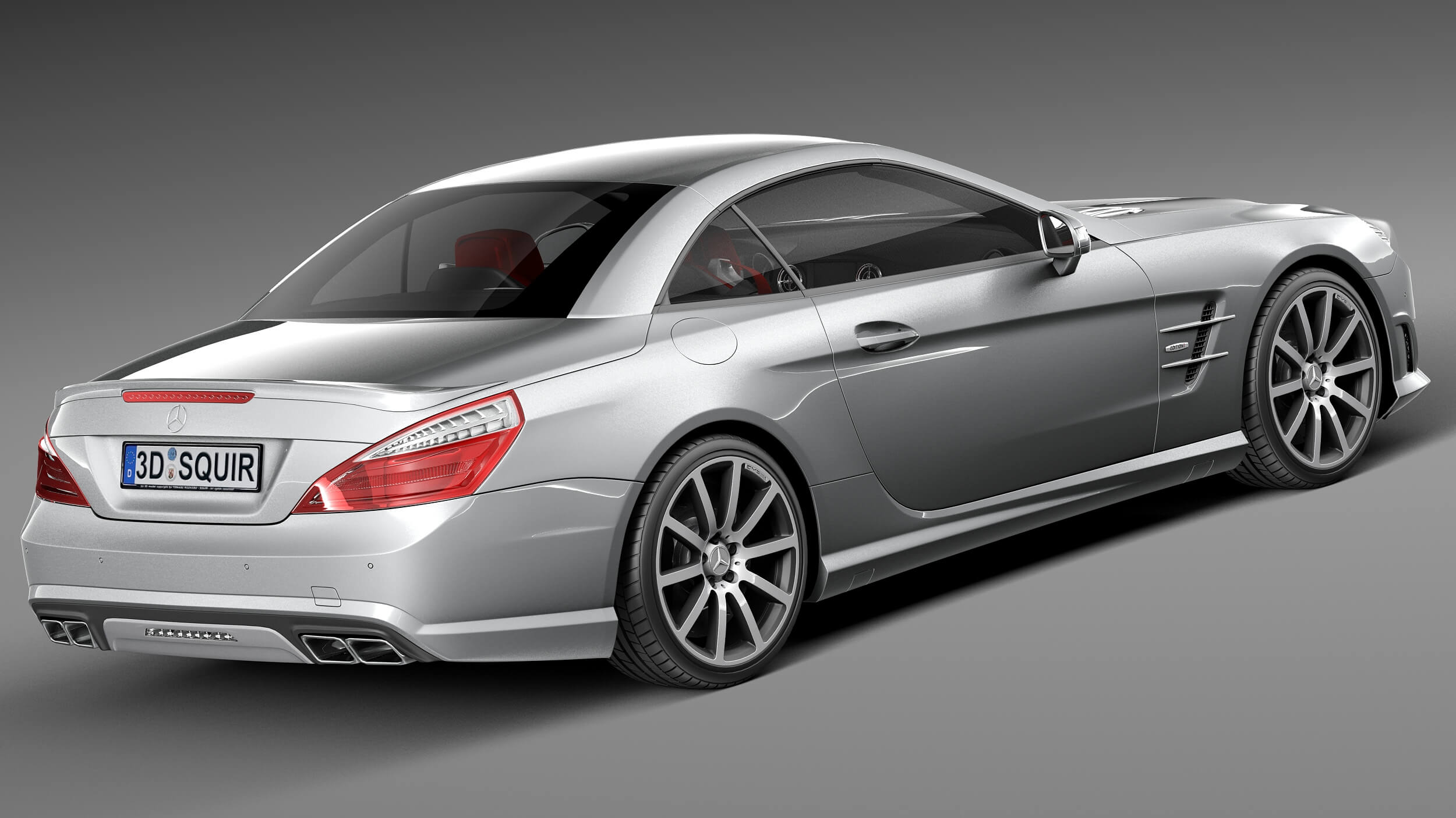 Mercedes SL 63 AMG 2013 - 3D Model by SQUIR